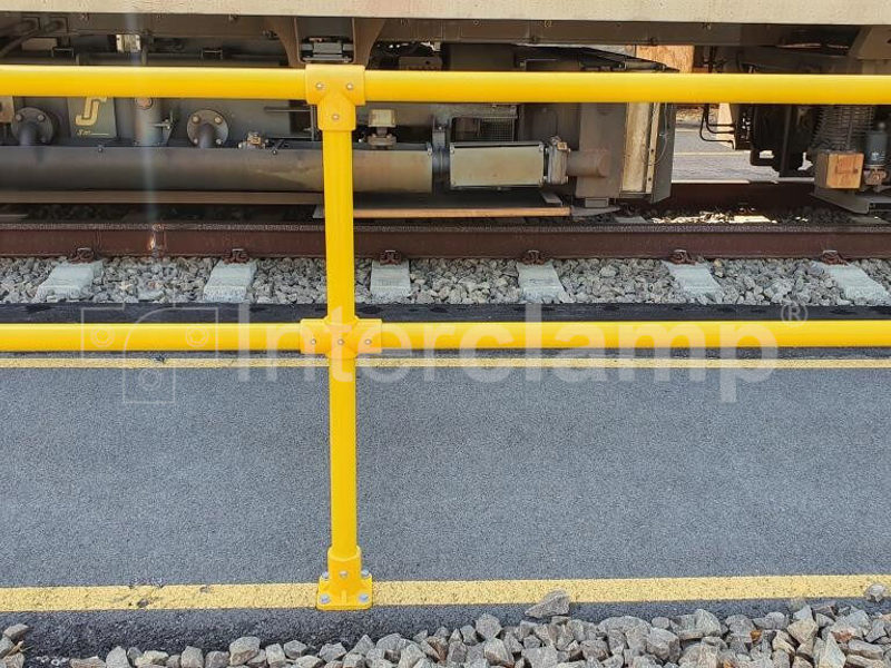 GRP Safety Barriers for Queensland Rail | Interclamp