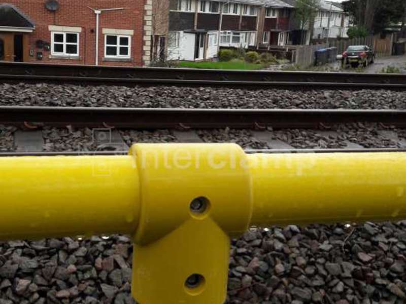 GRP Handrail for Rail Track Safety | Interclamp
