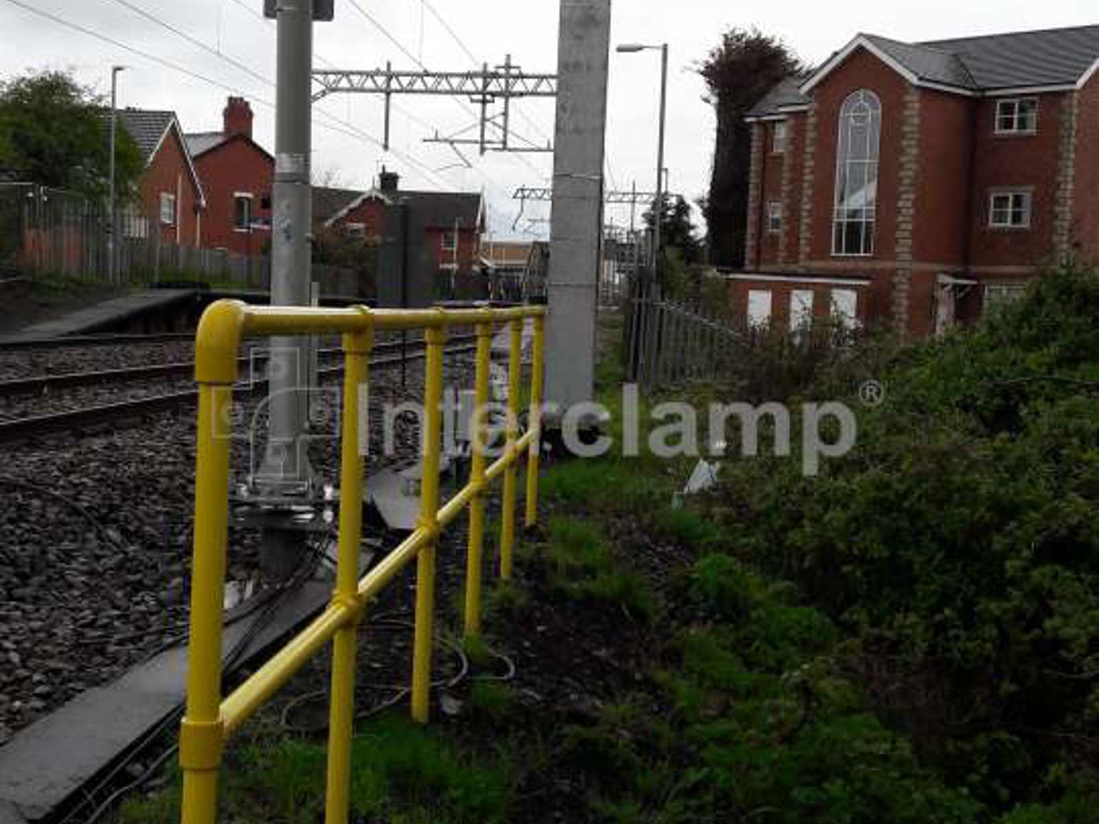 GRP Handrail for Rail Track Safety | Interclamp